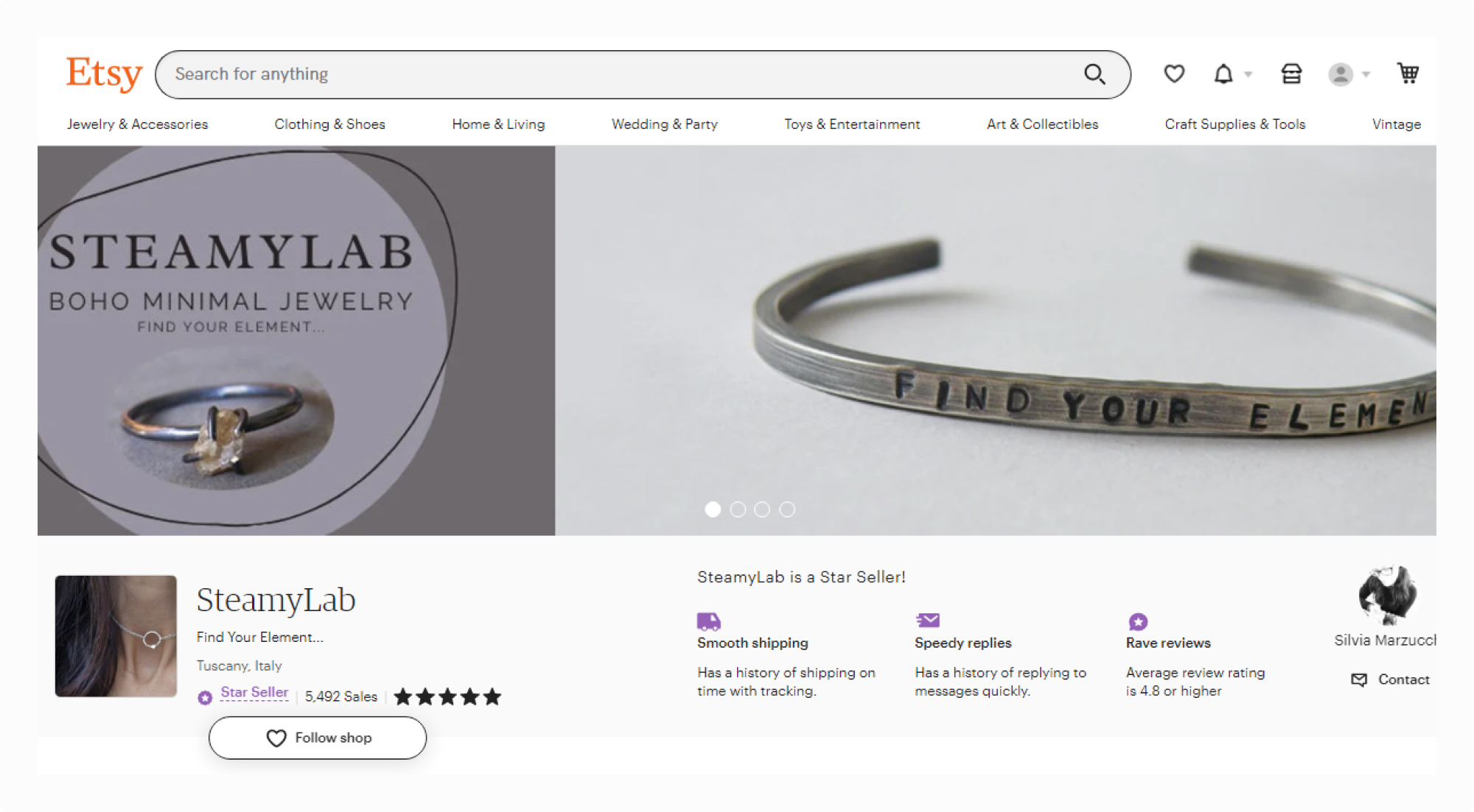 Etsy Seller Interview with Silvia of SteamyLab